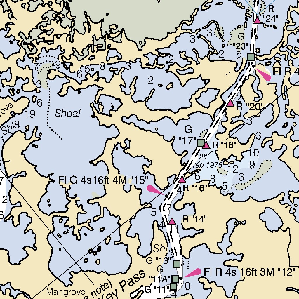Lostmans River To Wiggins Pass Map by National Oceanographic ...