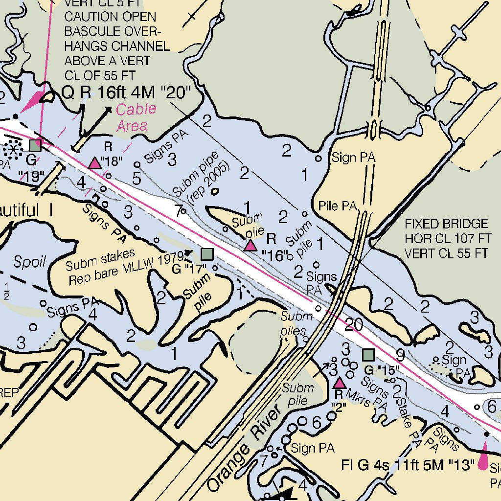 Fort Myers To Charlotte Harbor And Wiggins Pass (1) Map by National ...