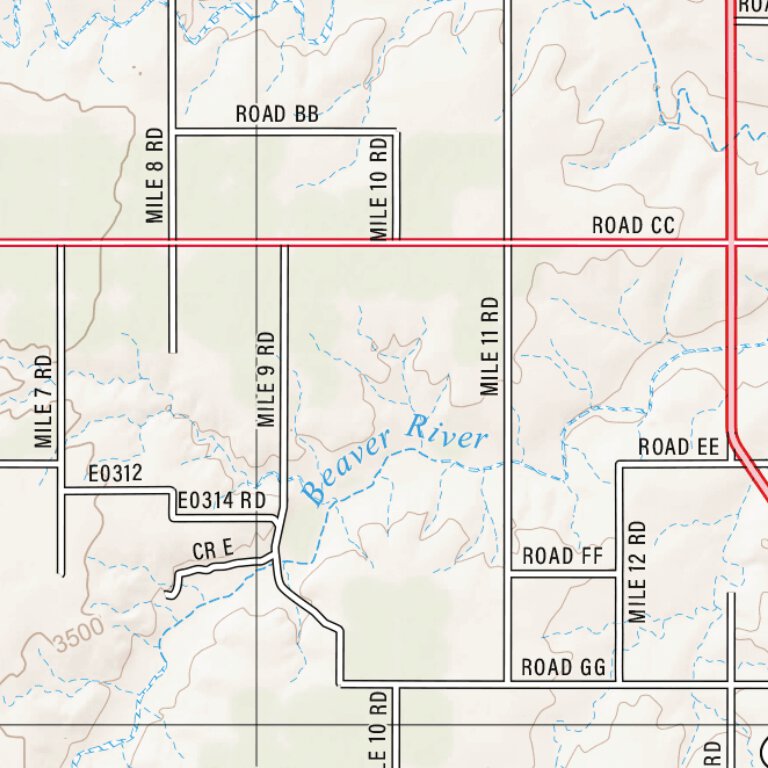Oklahoma Atlas & Gazetteer Page 16 Map by Garmin | Avenza Maps