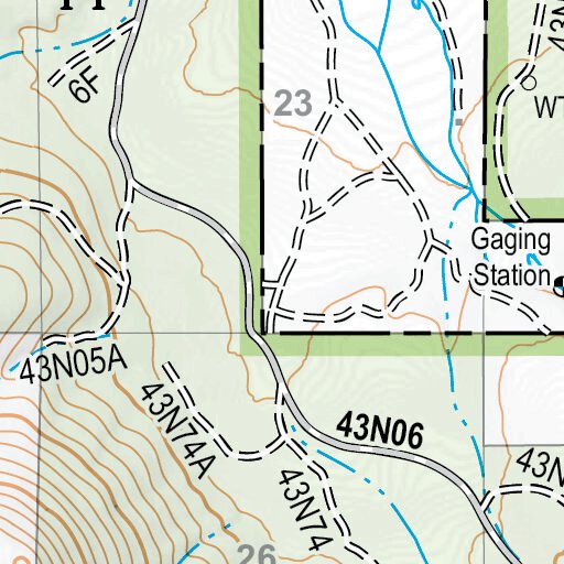 Tennant Map by US Forest Service R5 | Avenza Maps