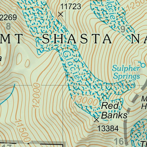 Mount Shasta Map by US Forest Service R5 | Avenza Maps
