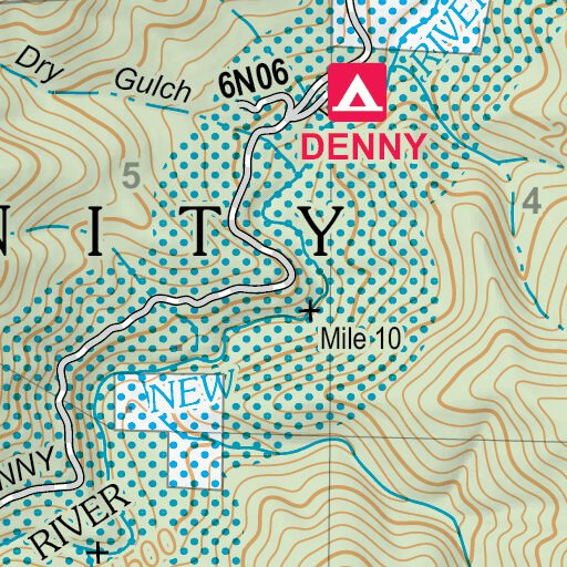 Denny Map by US Forest Service R5 | Avenza Maps