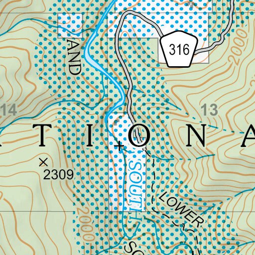 Hyampom Map by US Forest Service R5 | Avenza Maps