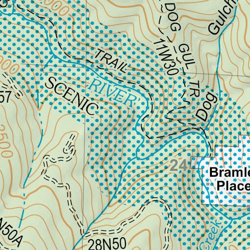Smokey Creek Map by US Forest Service R5 | Avenza Maps