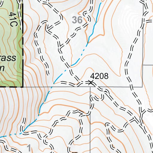 Chalk Mountain Map by US Forest Service R5 | Avenza Maps