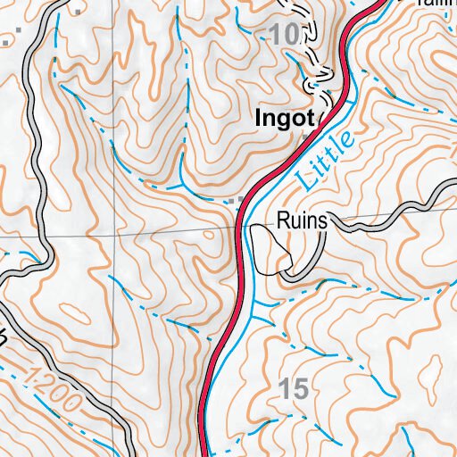 Oak Run Map by US Forest Service R5 | Avenza Maps