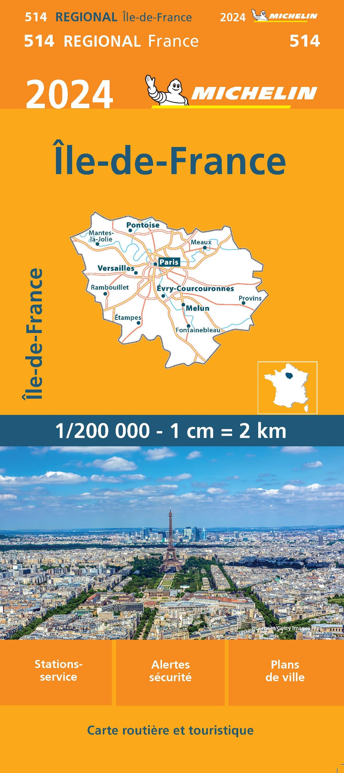 Ile-de-France 2024 Map by Michelin | Avenza Maps