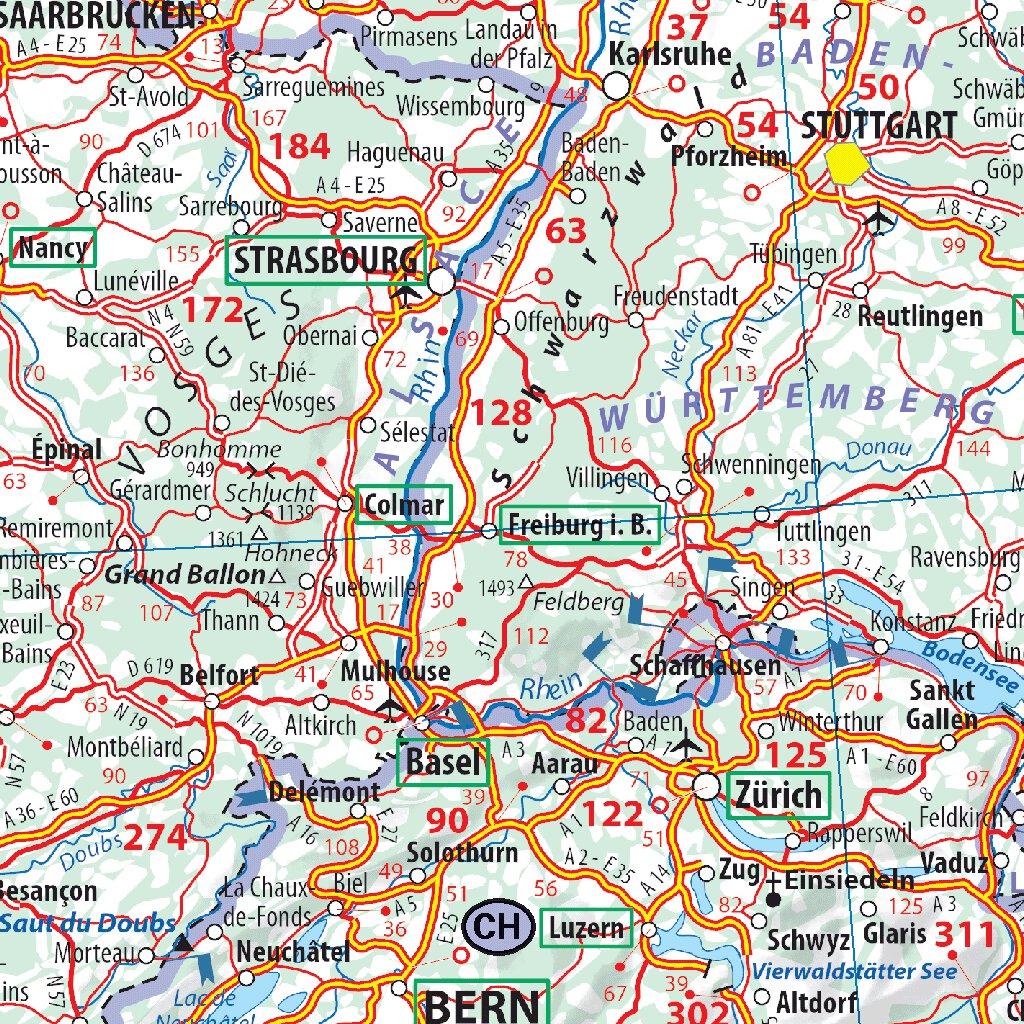 Europe 2024 Map by Michelin | Avenza Maps