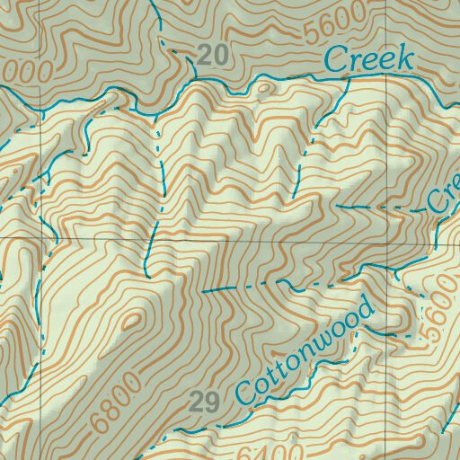 Warren Peak Map by US Forest Service R5 | Avenza Maps