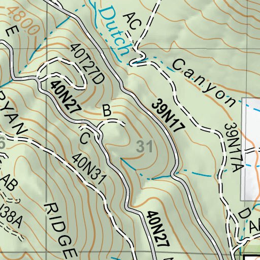 Adin Pass Map by US Forest Service R5 | Avenza Maps