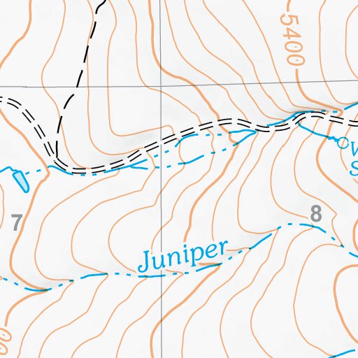 Little Juniper Reservoir Map by US Forest Service R5 | Avenza Maps