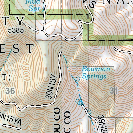 White Horse Map by US Forest Service R5 | Avenza Maps