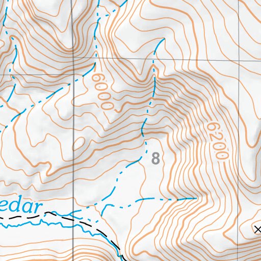 Cold Spring Mountain Map by US Forest Service R5 | Avenza Maps