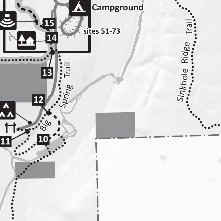 Forestville - Mystery Cave State Park Map by Minnesota Department of ...