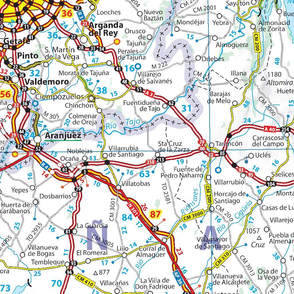 Espagne, Portugal 2024 Map by Michelin | Avenza Maps