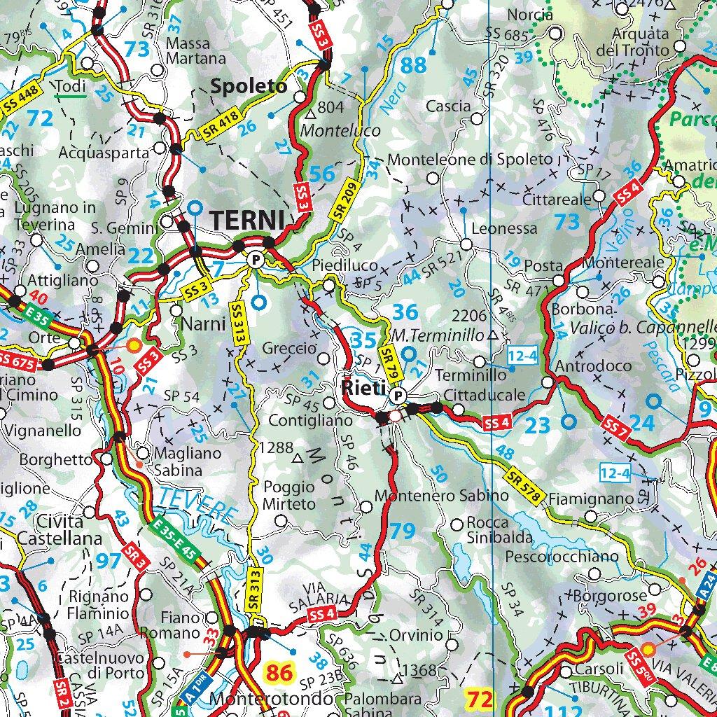 Italie 2024 Map by Michelin | Avenza Maps