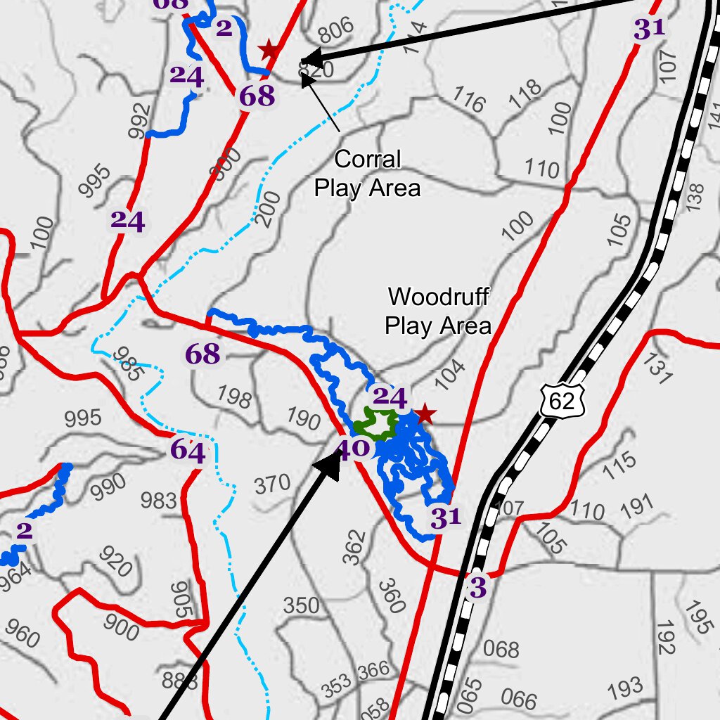Prospect OHV Trail System Map by US Forest Service R6 Pacific Northwest ...