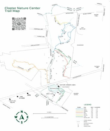 Closter Nature Center Trail Map by Closter Nature Center Association ...
