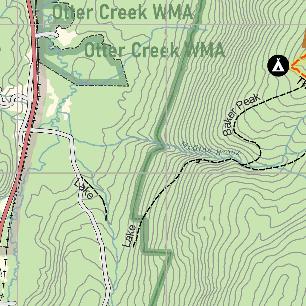 Vermont AT Map #4: Big Branch Wilderness by Eyes Up Adventures | Avenza ...