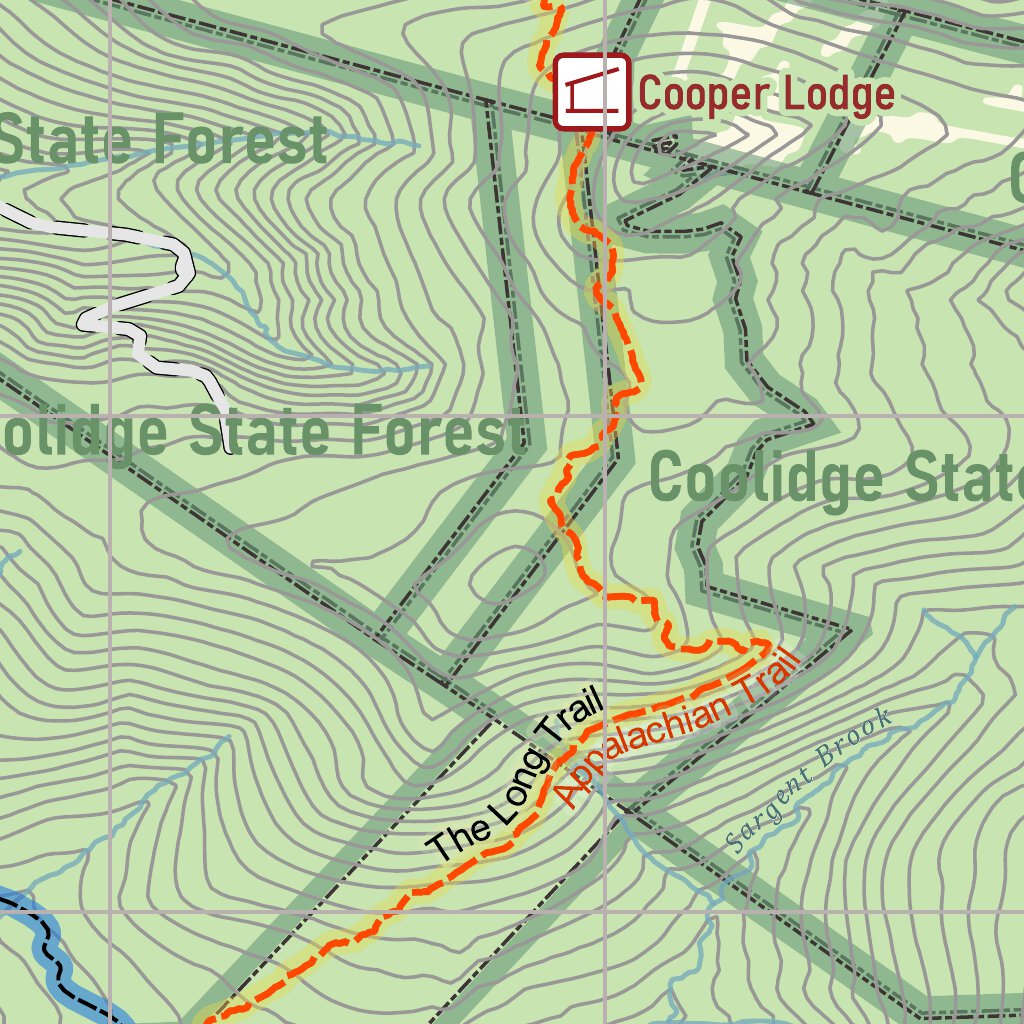 Vermont AT Map #5: Clarendon Gorge by Eyes Up Adventures | Avenza Maps