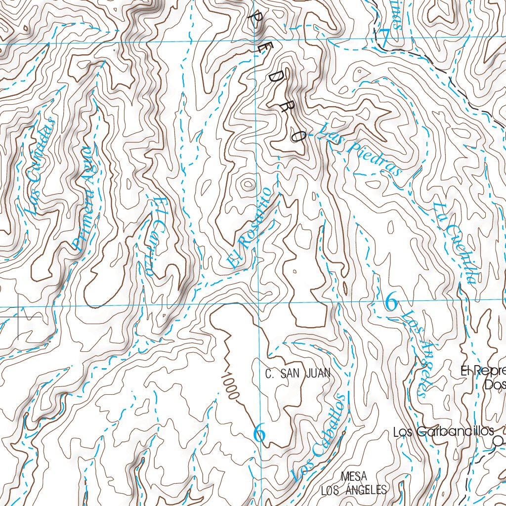 G1204-G1106 Baja, Mexico 1:250,000 Topographic Map by GoTrekkers Ltd ...