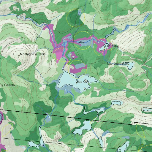 FN26IL Lac des Coeurs ( Hunt-A-Moose ) Map by Hunt-A-Moose | Avenza Maps