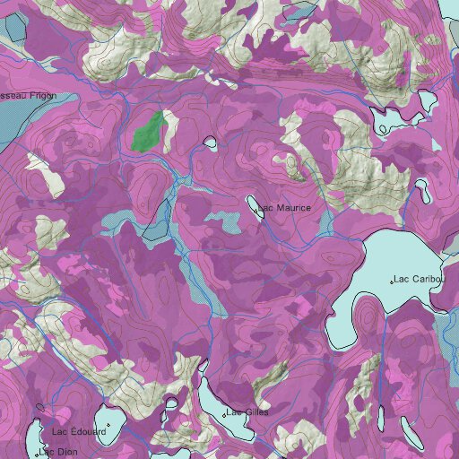 FN59XO Lac de la Surprise ( Hunt-A-Moose ) Map by Hunt-A-Moose | Avenza ...