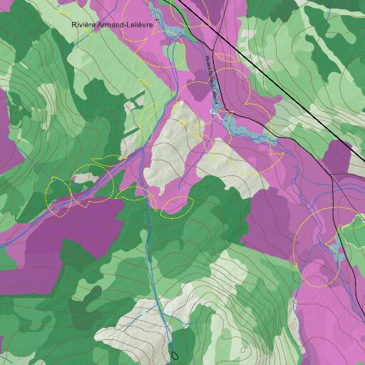 FN58XC Montagne à Dubé ( Hunt-A-Moose ) Map by Hunt-A-Moose | Avenza Maps