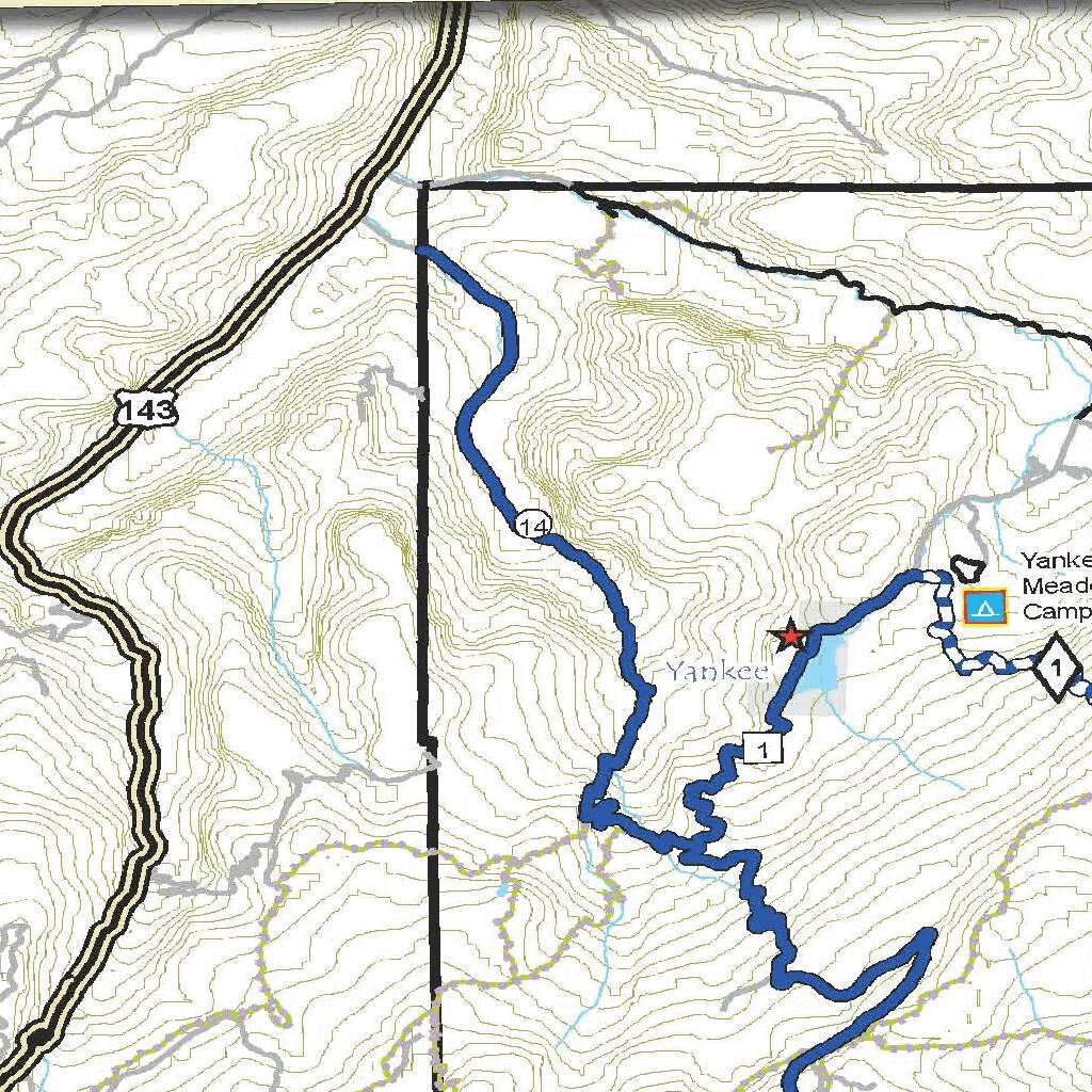 Markagunt OHV System - Panguitch - Garfield CO UT Map by Trusted Trail ...