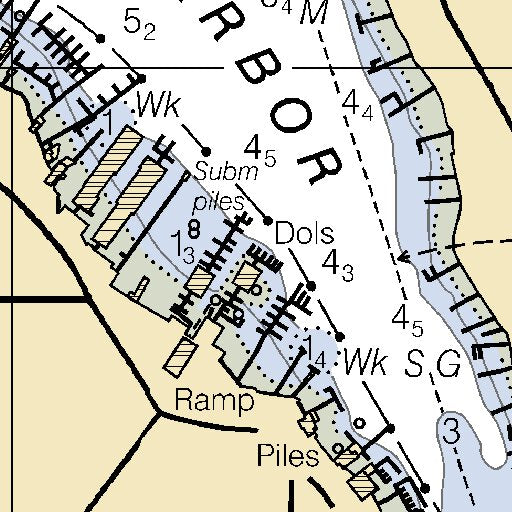 Possession Sound To Olympia Map by National Oceanographic & Atmospheric ...