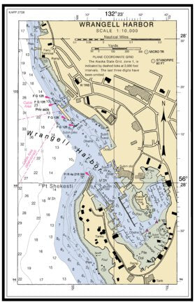 Wrangell Harbor Map by National Oceanographic & Atmospheric ...
