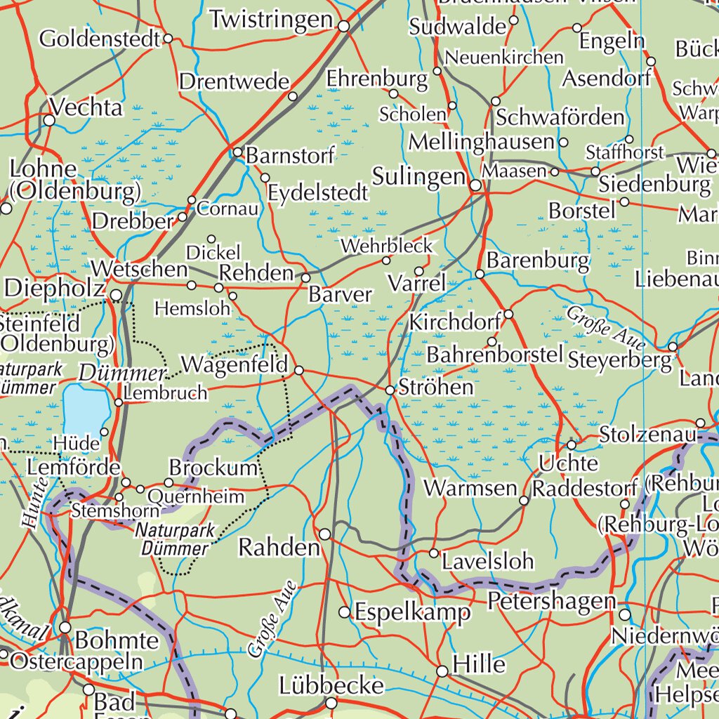 The Times Map of Germany (Northwest) by Times Maps | Avenza Maps