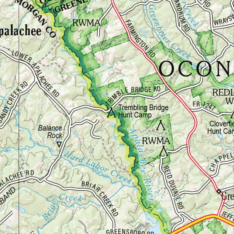 Georgia Atlas & Gazetteer - Page 28 Map by Garmin | Avenza Maps