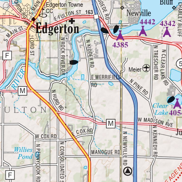 Wisconsin Atlas & Gazetteer Page 93 Map by Garmin | Avenza Maps