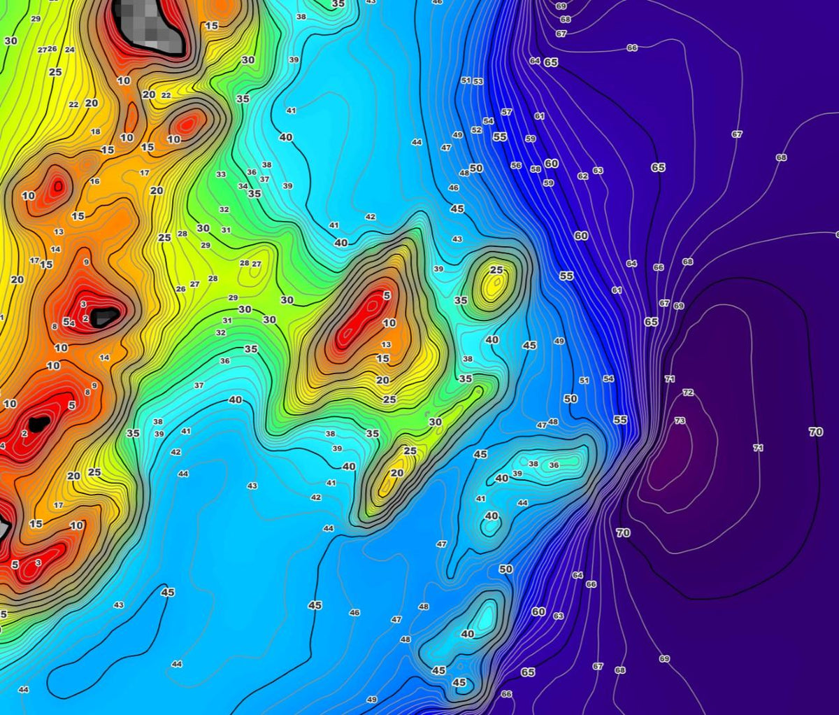 AEM Shoal Lake: Southwest Map by Angler's Edge Mapping | Avenza Maps