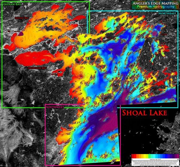 AEM Shoal Lake 2024 (Bundle) Map by Angler's Edge Mapping | Avenza Maps