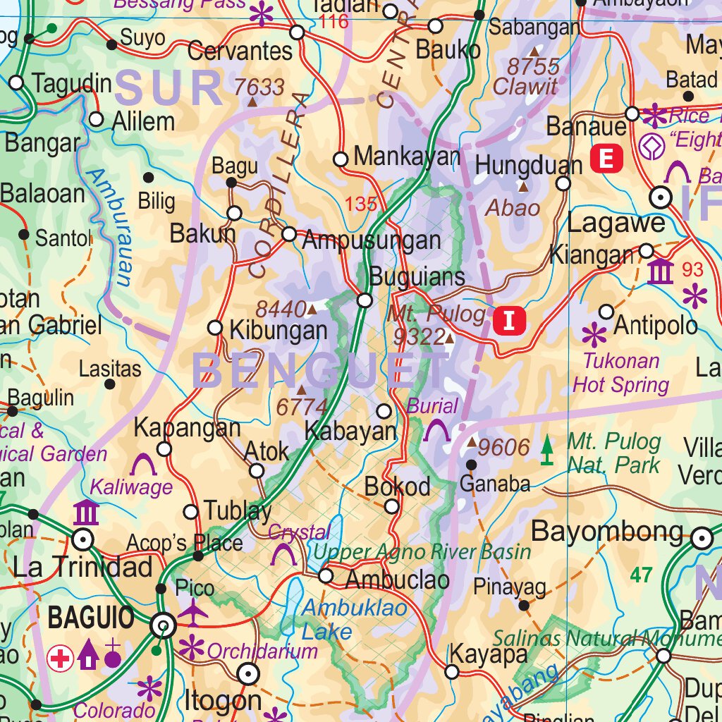 Luzon Island (Philippines) 1 : 1,000,000 - ITMB Map by ITMB Publishing ...