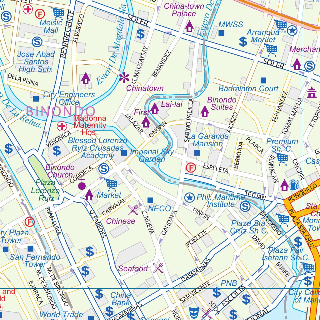 Manila 1 : 11,000 - ITMB Map by ITMB Publishing Ltd. | Avenza Maps