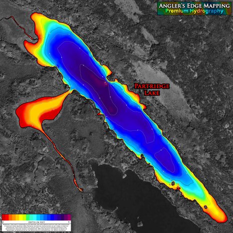 AEM Partridge Lake Map by Angler's Edge Mapping | Avenza Maps