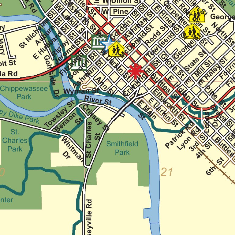 South ½ of City of Midland and Midland Township, Midland County ...