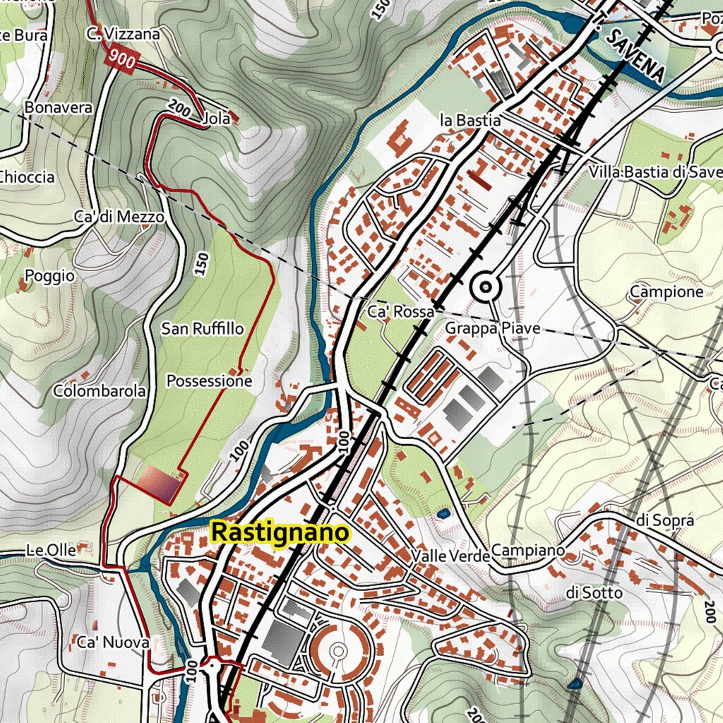 Bologna Map by Boreal Mapping | Avenza Maps