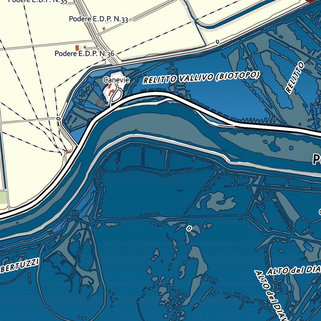 Codigoro Map by Boreal Mapping | Avenza Maps