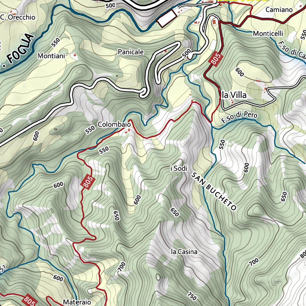 Pennabilli Map by Boreal Mapping | Avenza Maps