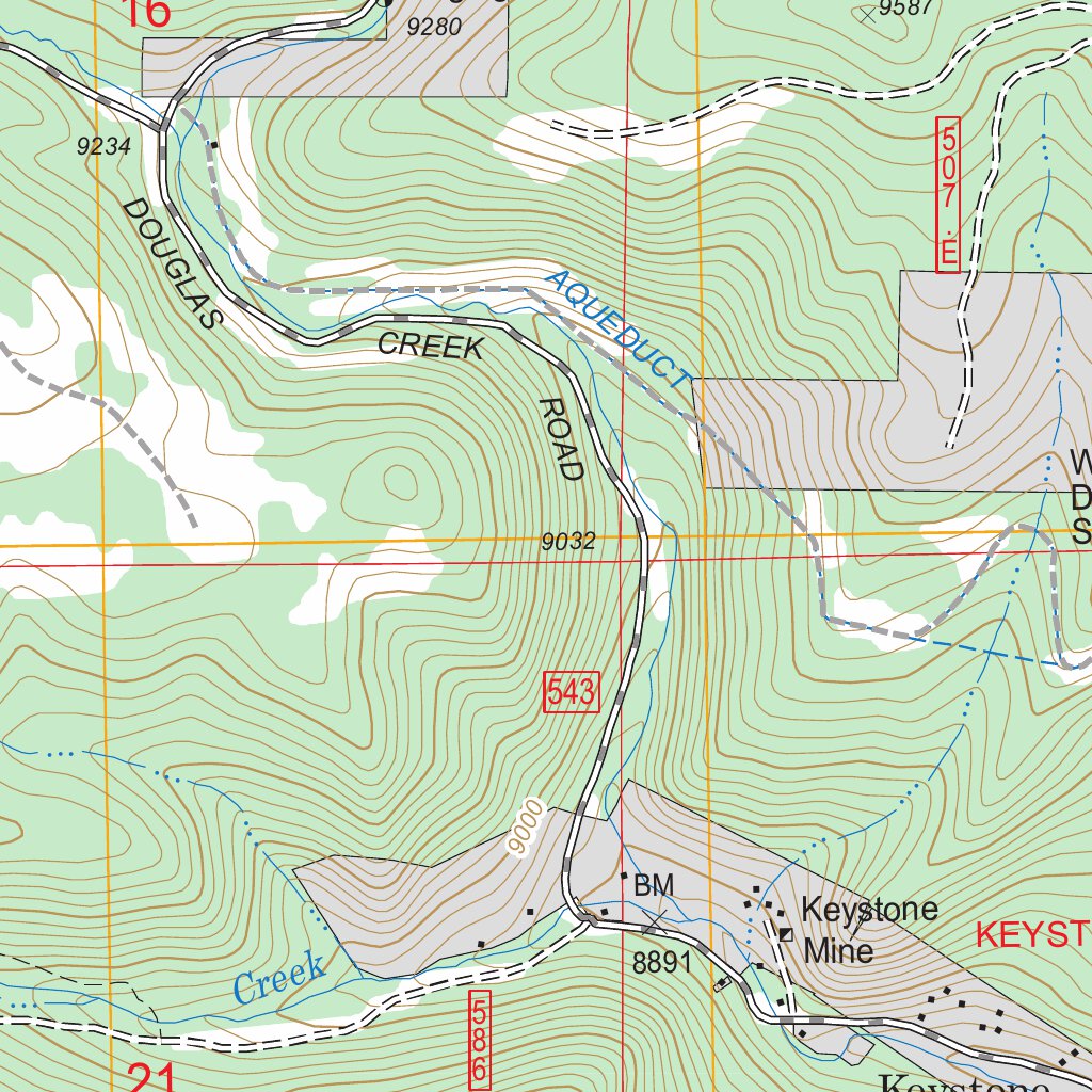Keystone, WY FSTopo Legacy Map by US Forest Service - Topo | Avenza Maps