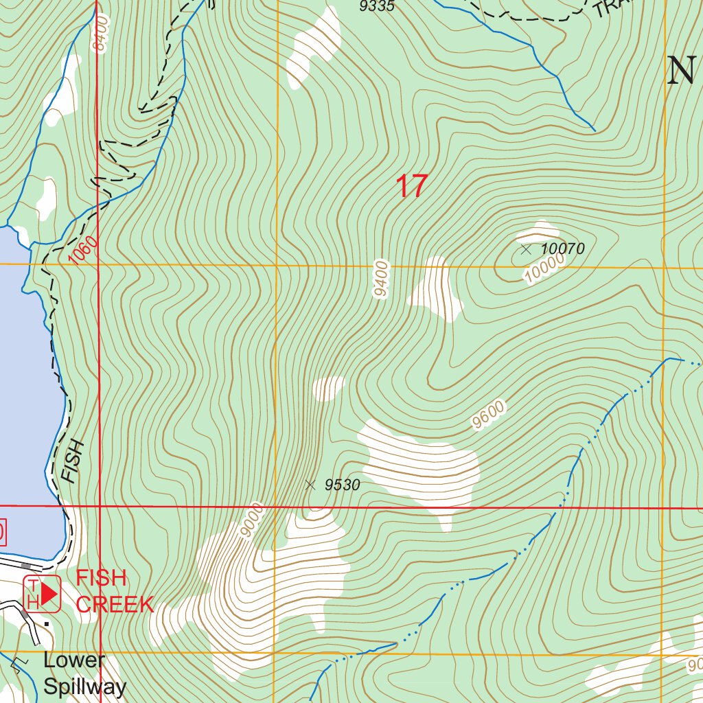 Lake Fork Mountain, UT FSTopo Legacy Map by US Forest Service - Topo ...