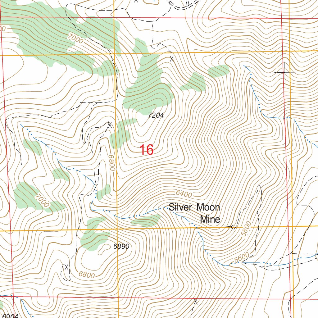 Little Huntoon Valley, NV FSTopo Legacy Map by US Forest Service - Topo ...