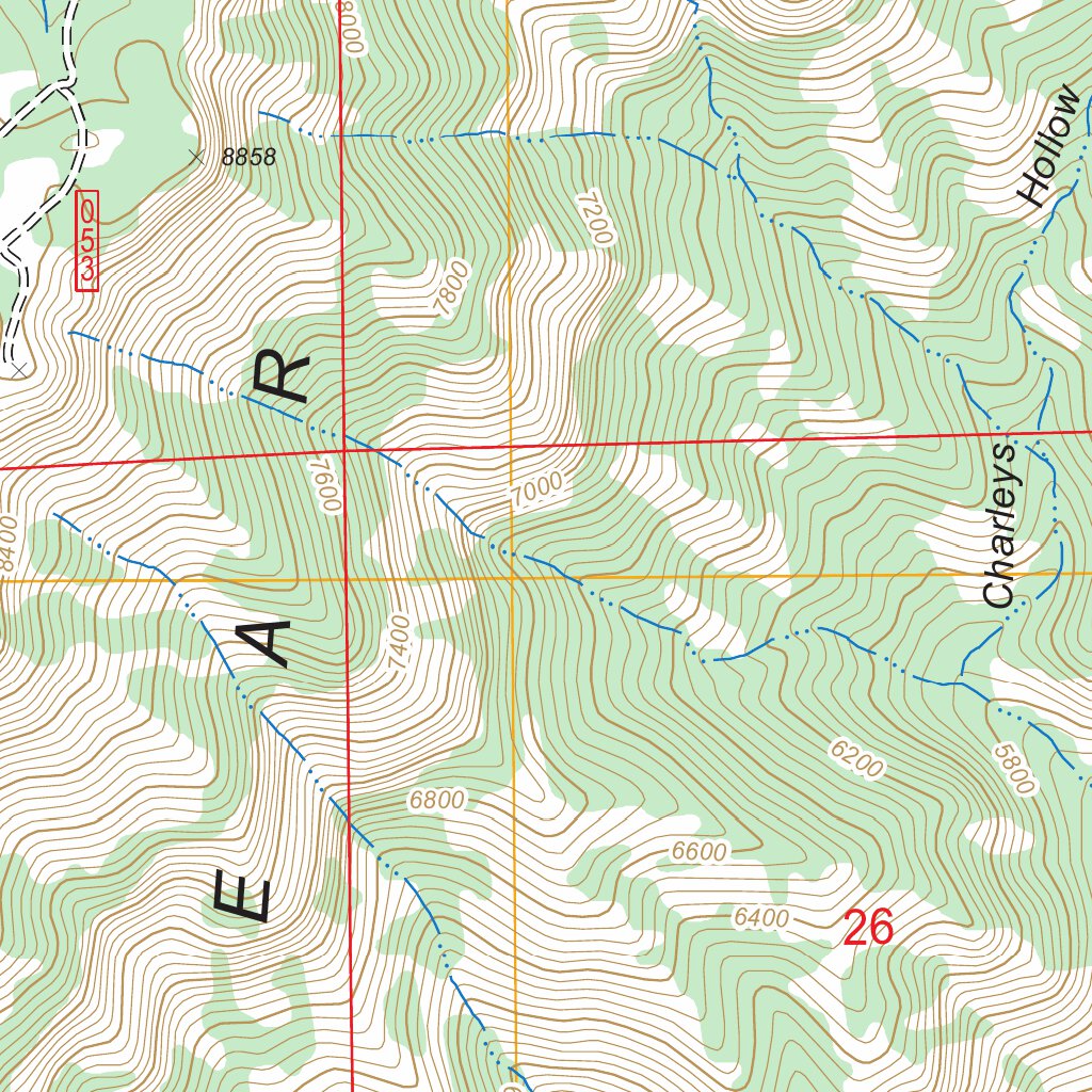 Logan Peak, UT FSTopo Legacy Map by US Forest Service - Topo | Avenza Maps