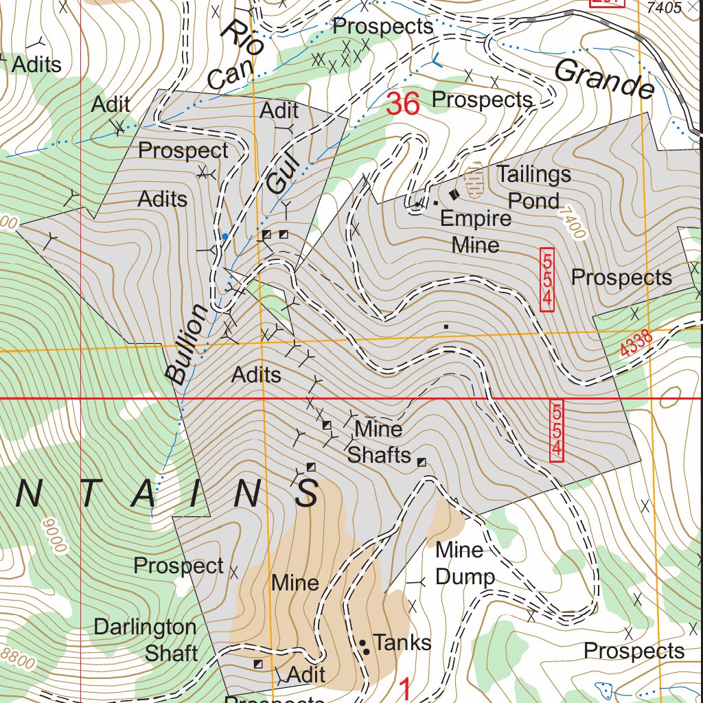 Mackay Reservoir, ID FSTopo Legacy Map by US Forest Service - Topo ...