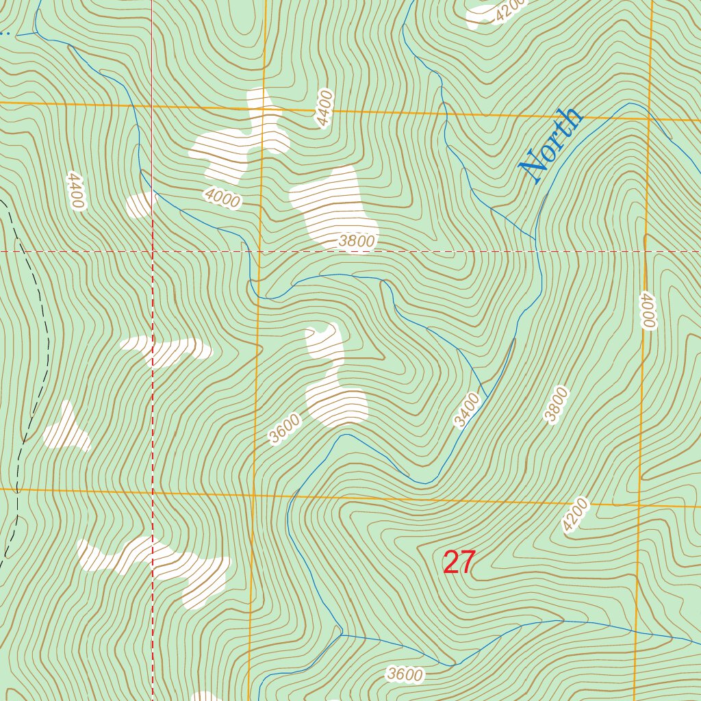 McConnell Mountain, ID FSTopo Legacy Map by US Forest Service - Topo ...