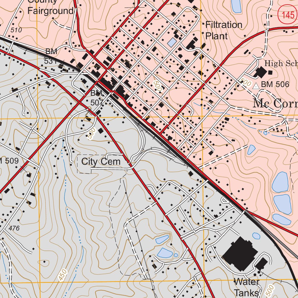 McCormick, SC FSTopo Legacy Map by US Forest Service - Topo | Avenza Maps